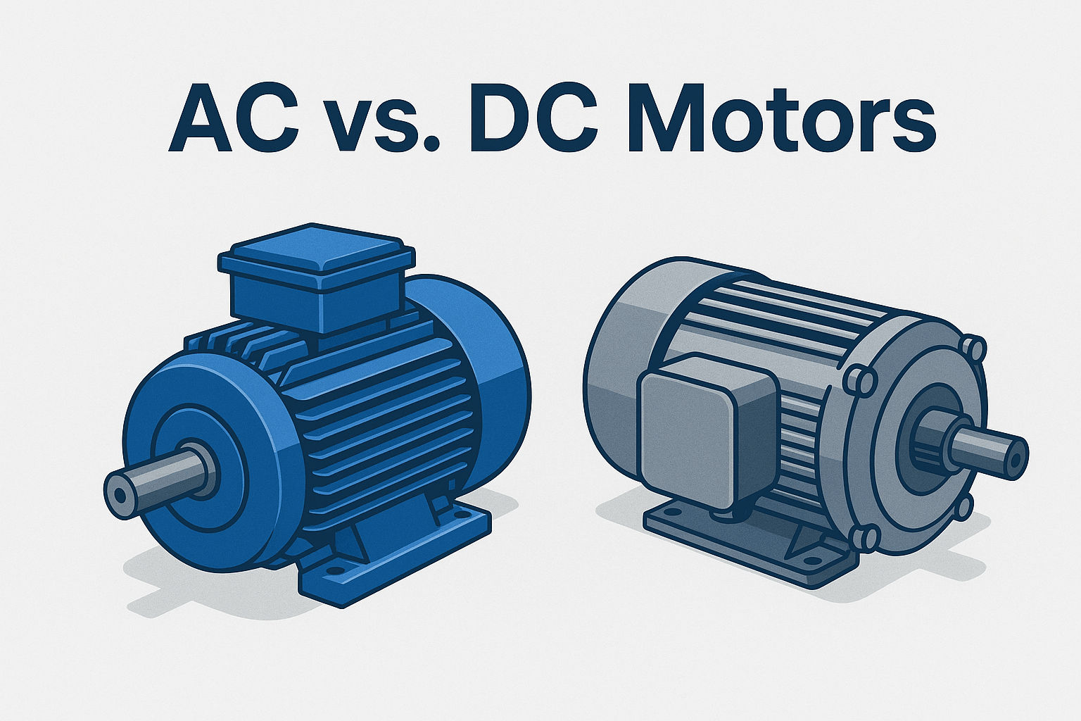 AC vs DC Motors: Key Differences, Features, Pros & Cons | Square One ...