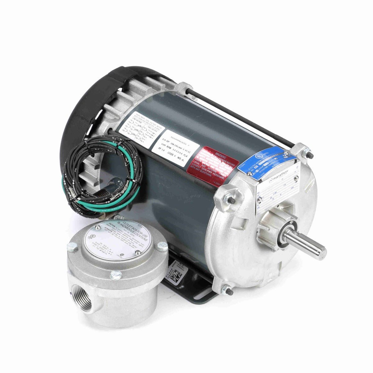 K2116 Marathon Motor 3/4 (.75) HP | Explosion Proof | Square One ...
